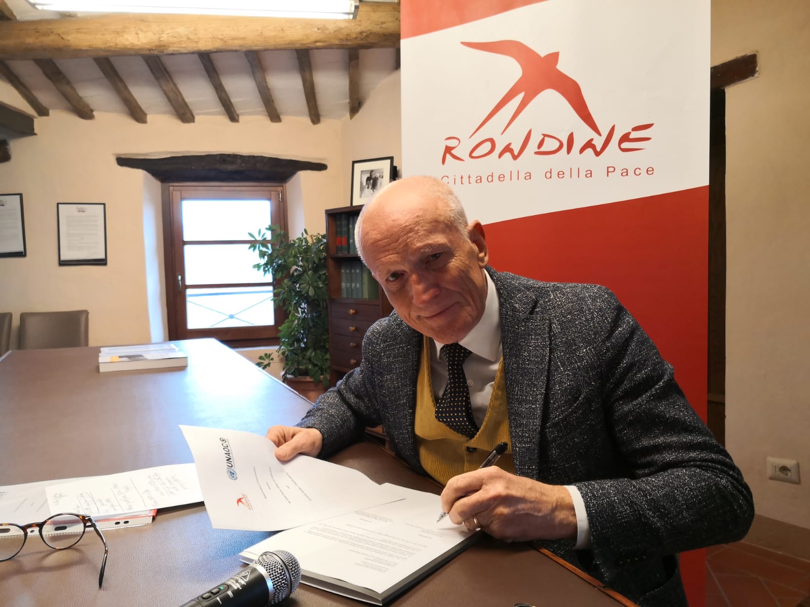 Rondine and Unaoc sign a Mou towards future collaboration - Rondine